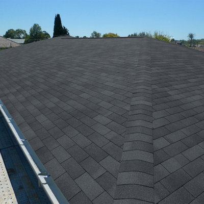 Asphalt Roof Shingle Garden Bitumen Roofing Shingles 2.6 m² Shed Roof ...