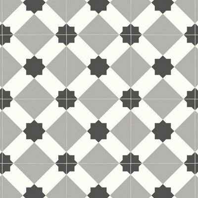 Aspire Estrella Tile Vinyl by Remland (Estrella 593, 3m x 4m)