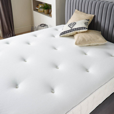 Aspire Natural Symphony Pocket+ Mattress, Size Small Double | DIY at B&Q