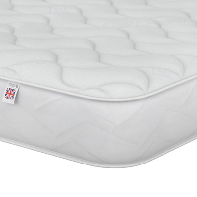 Aspire UK Made Support Rolled Mattress, Size Single