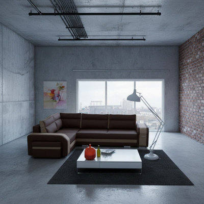 ASSAN sectional sofa with ottoman sleeping function DL mechanism 2 ...