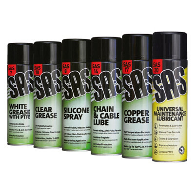 Assorted Pack - Lubricants 500ml SASL Set of 6 SAS