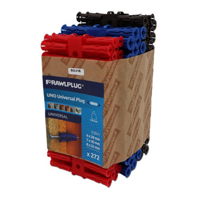 Assorted Screw Wall Expansion Fixing Rawl Plugs for Brick Stone ...