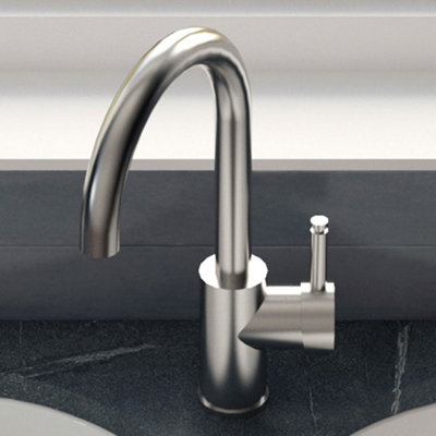 Astini 3-in-1 Boiling Water Kitchen Tap & Tank - Chrome Swivel Spout ...