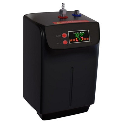 Astini Chrome Deck-Mounted 3-in-1 Boiling Water Tap & Tank - Swivel Spout, Ceramic Valve, 15 ...