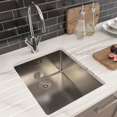 Astini Serena 1-Bowl 18/10 Stainless Steel Undermount Kitchen Sink ...