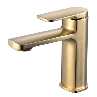 Astini Wrexham Brushed Bronze Basin Mixer Tap with Click Clack Waste