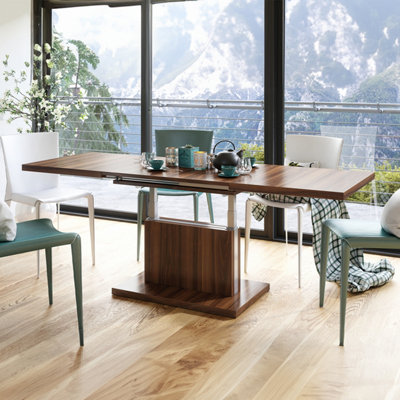 Aston 70 - 2 in 1 Extending Coffee / Dining Table - California Walnut