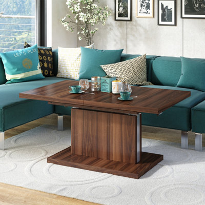Aston 70 - 2 in 1 Extending Coffee / Dining Table - California Walnut