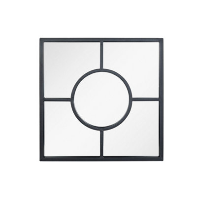 Aston & Wold by La Hacienda - Black Square Garden Mirror