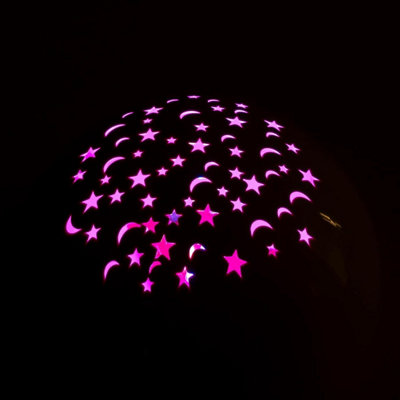 Astral Projector Children's Nursery Night Light - Stars & Moon | DIY at B&Q