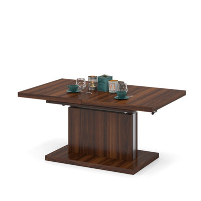 Astrid 70 - 2 in 1 Extending Coffee / Dining Table - California Walnut