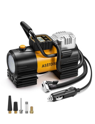 AstroAI Tyre Inflator Portable Air Compressor DC 12 v, Fast Inflation ...