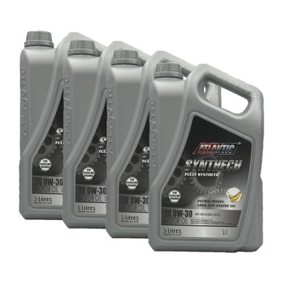 Atlantic 0W-30 Fully Synthetic Engine Oil API SN, ACEA C2,C3 VW 504/507 ...