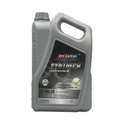 Atlantic 0W-30 Fully Synthetic Engine Oil API SN, ACEA C2,C3 VW 504/507 5L