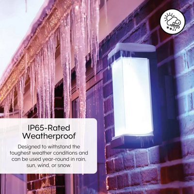 Atomi Smart WiFi Wall Light Sconce 2 Pack, Outdoor IP65 Waterproof LED ...
