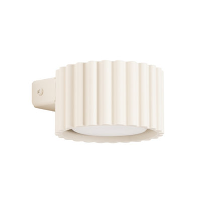 AURA aluminum beige 1 Lights minimalist Wall lamps