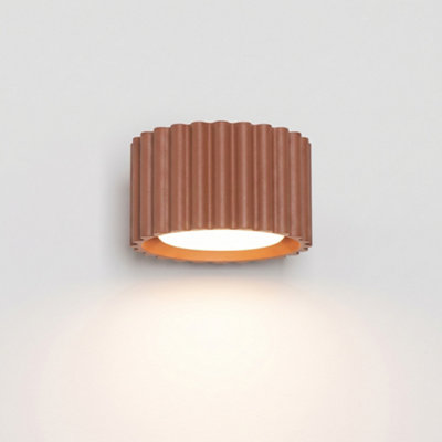 AURA aluminum mocca 1 Lights minimalist Wall lamps