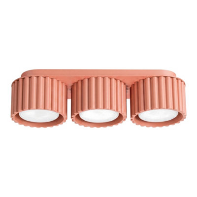 AURA aluminum peach 3 Lights minimalist Ceiling lamps