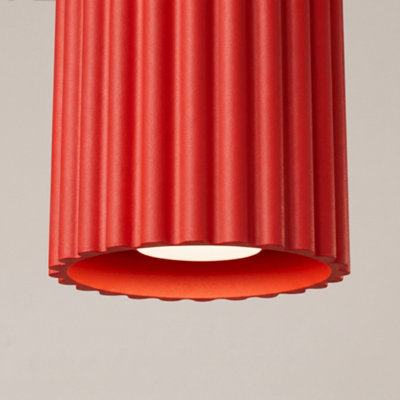 AURA aluminum Red 1 Lights minimalist Ceiling lamps