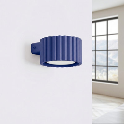 AURA aluminum ultramarine 1 Lights minimalist Wall lamps