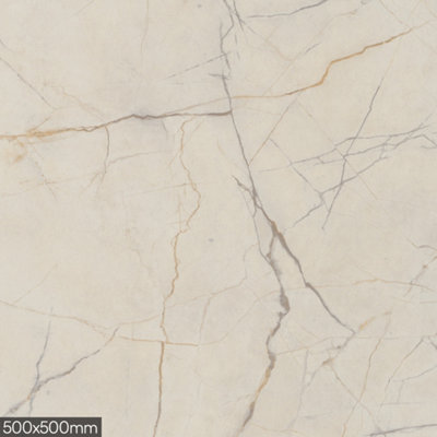 Aura Marble Effect Solid Laminate Worktop - 3050 x 900 x 20mm