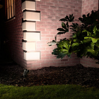 Auraglow Deep Recessed Garden Spike Light GU10 Holder IP54 Outdoor ...
