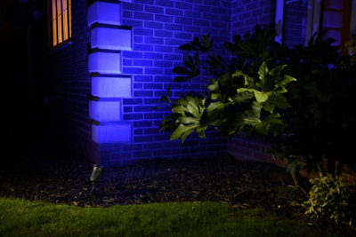 Auraglow Deep Recessed IP54 GU10 Holder Garden Spike Light Outdoor ...