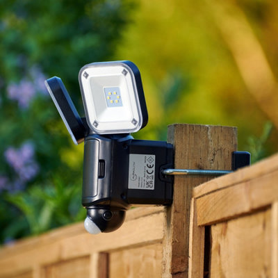 Auraglow Hybrid Solar & Battery Twin LED Security Light - CYRUS