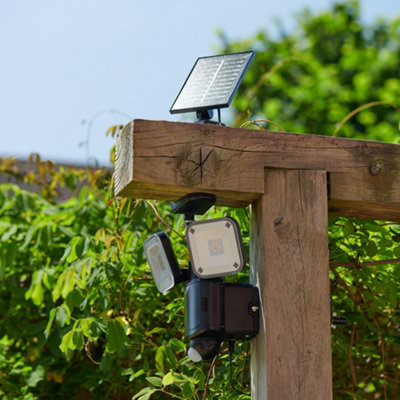 Auraglow Hybrid Solar & Battery Twin LED Security Light - CYRUS
