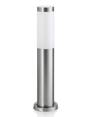 Auraglow IP44 Stainless Steel Post Light - Fitting Only - RUSHMOOR