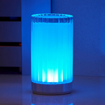 Auraglow Rechargeable Cordless Colour Changing LED Table Lamp - Roman ...