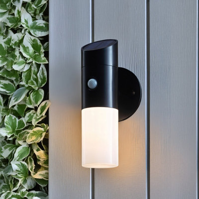 Auraglow Solar Outdoor PIR Sensor Colour-Changing Security & Welcome ...