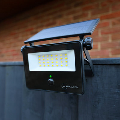 AURAGLOW SOLAR SECURITY FLOOD LIGHT - WALCOTT