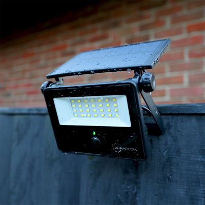 AURAGLOW SOLAR SECURITY FLOOD LIGHT - WALCOTT