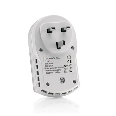 Auraglow Super Bright Plug In PIR Motion Sensor LED Night Light