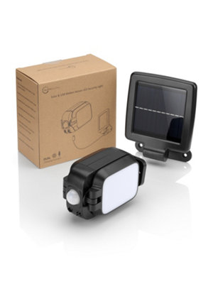 Auraglow Twin Panel Solar & USB Rechargeable Motion Sensor LED Security ...