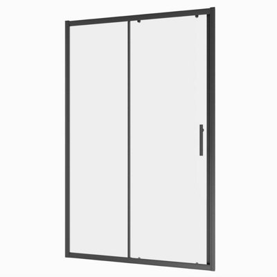 Aurora 1200 x 800mm Sliding Shower Door Side Panel Enclosure 6mm Glass ...