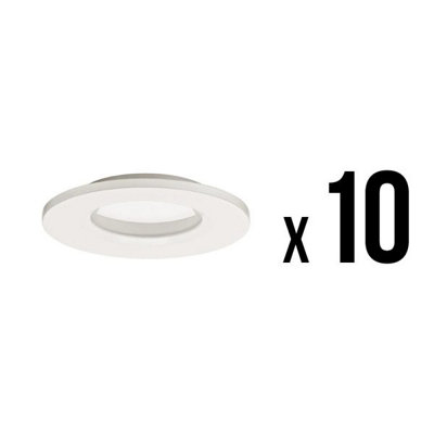 Aurora AOne MPRO and M10 LED Downlights Bezel Matte White 10PK