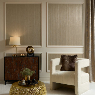 Aurous Metallic Wallpaper in Copper