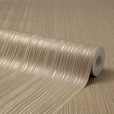 Aurous Metallic Wallpaper in Copper