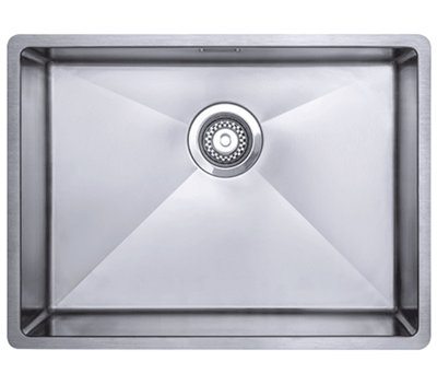 Austen & Co. Sicilia Stainless Steel Large Inset/Undermount Single Bowl ...