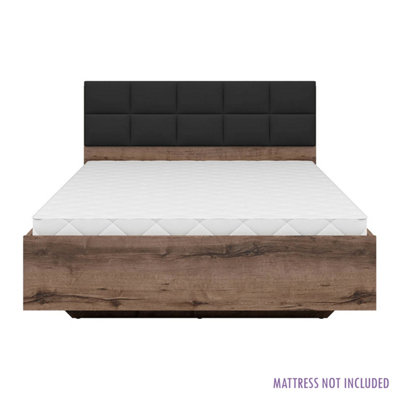 Austin Modern Bed Frame with Storage and Upholstered Headboard