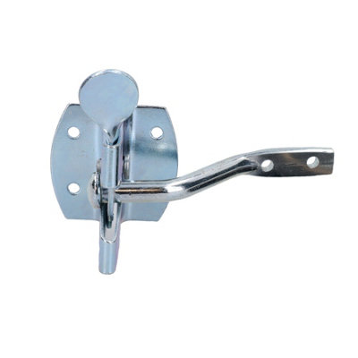 Auto Automatic Gate Latch Catch + Striker Thumb Release Zinc Coated ...