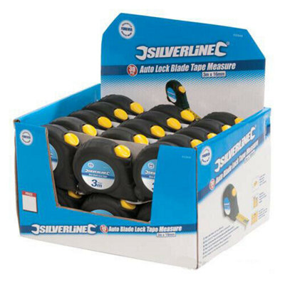 Auto Blade Lock Tape Display Box 30pce 5m x 19mm
