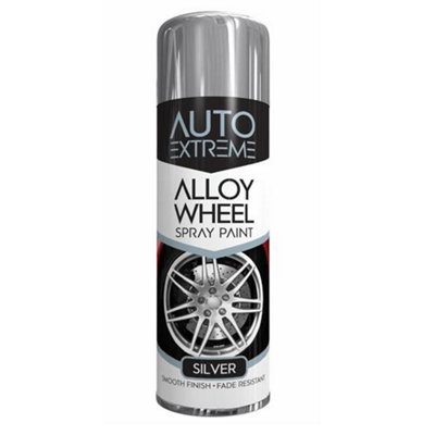 Auto Extreme Alloy Wheel Silver Car Paint 300ml (Spray)