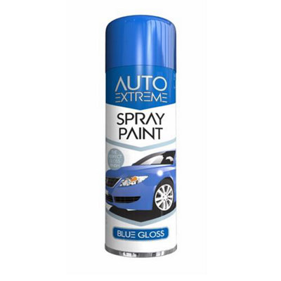 Auto Extreme Blue Gloss Car Paint 250ml (Spray) - Pack of 4