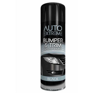 Auto Extreme Bumper And Trim Black Paint 300ml (Spray) | DIY at B&Q
