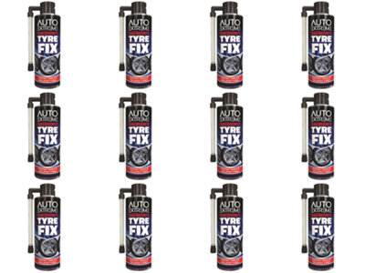 Auto Extreme Quick Fix Tyre Repair 300Ml (Pack of 12) | DIY at B&Q