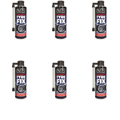 Auto Extreme Quick Fix Tyre Repair 300Ml (Pack of 6) | DIY at B&Q